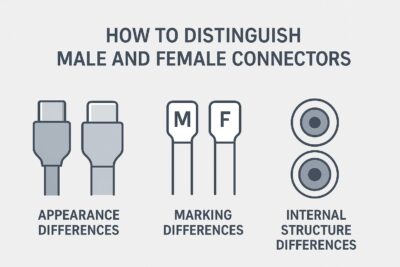 How to Distinguish the Male and Female Ends of a Connector - One-stop ...