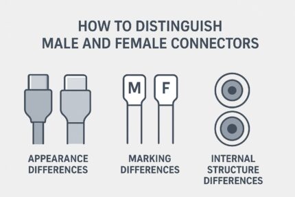 How to Distinguish the Male and Female Ends of a Connector - One-stop ...