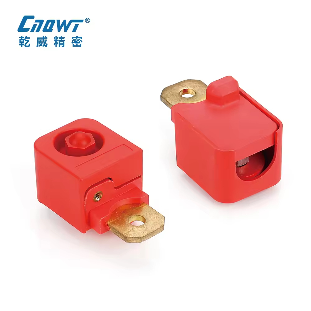 High-Current 250A Square Copper Lithium Battery Terminal Wall Terminal ...