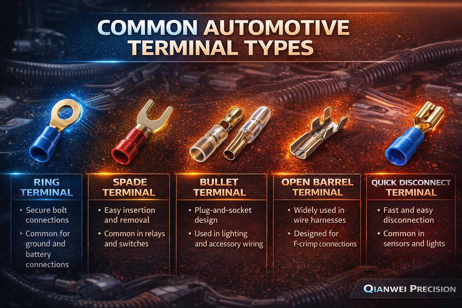 Automotive Wiring Harness Terminals: Types, Materials and Applications ...